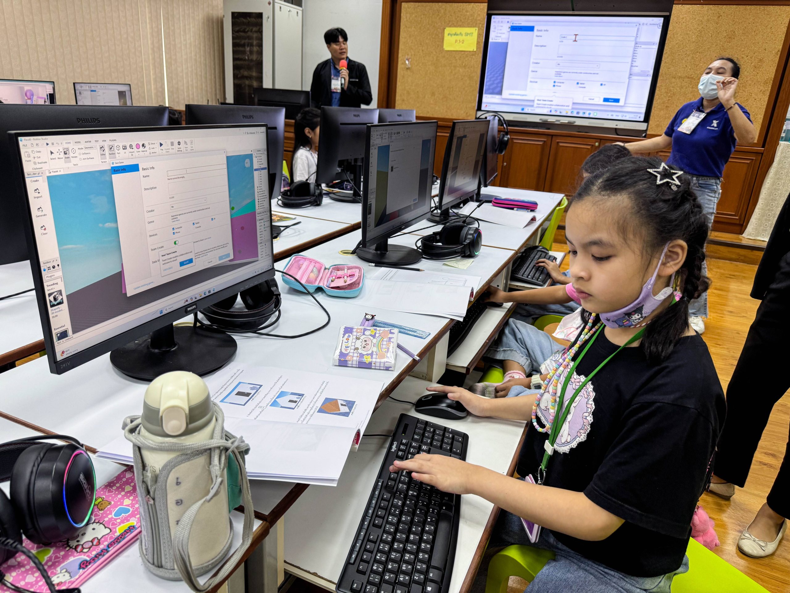 ค่าย Coding with Game Design vi Roblox Studio - St. Francis Xavier Convent