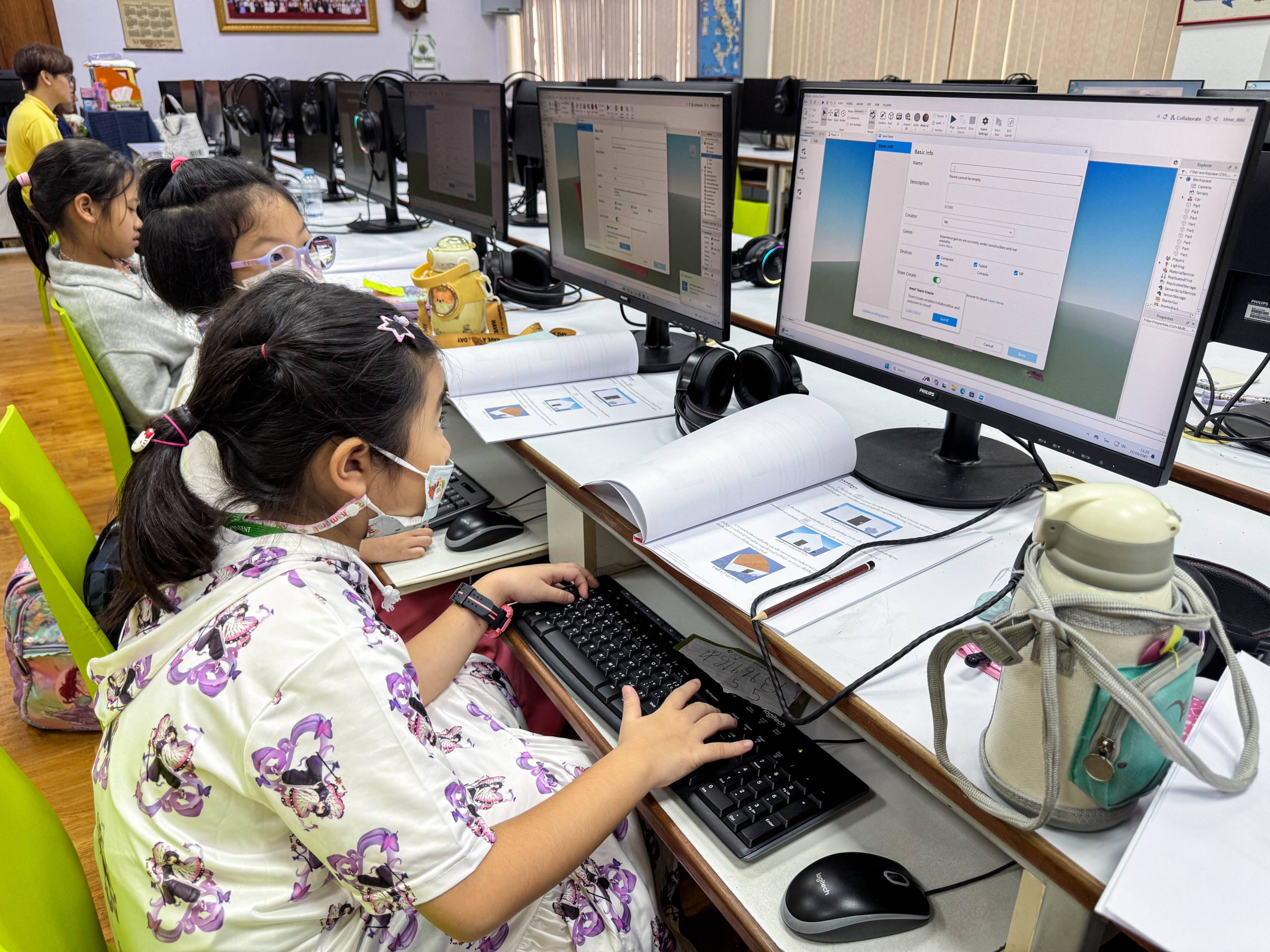 ค่าย Coding with Game Design vi Roblox Studio - St. Francis Xavier Convent
