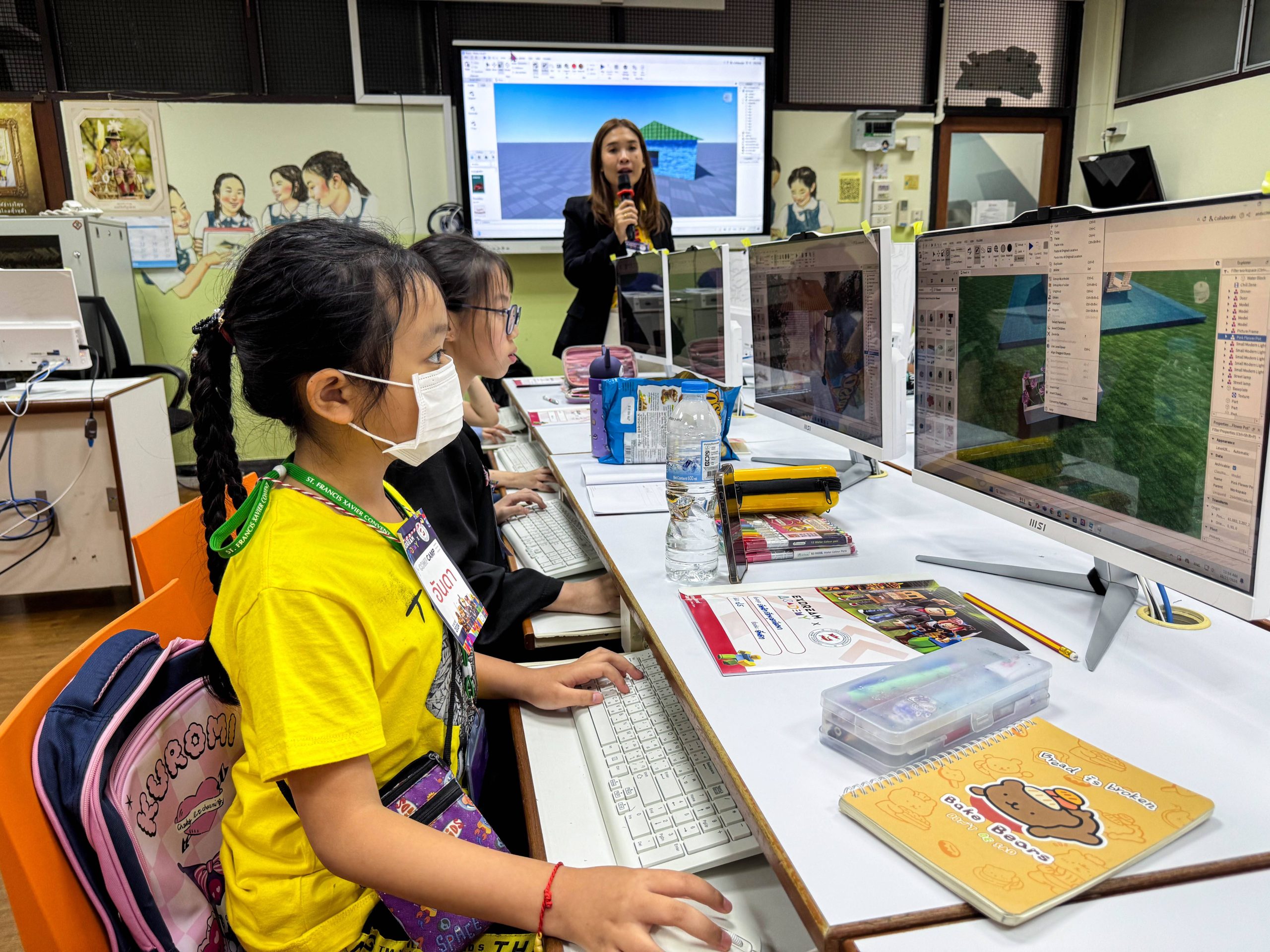 ค่าย Coding with Game Design vi Roblox Studio - St. Francis Xavier Convent