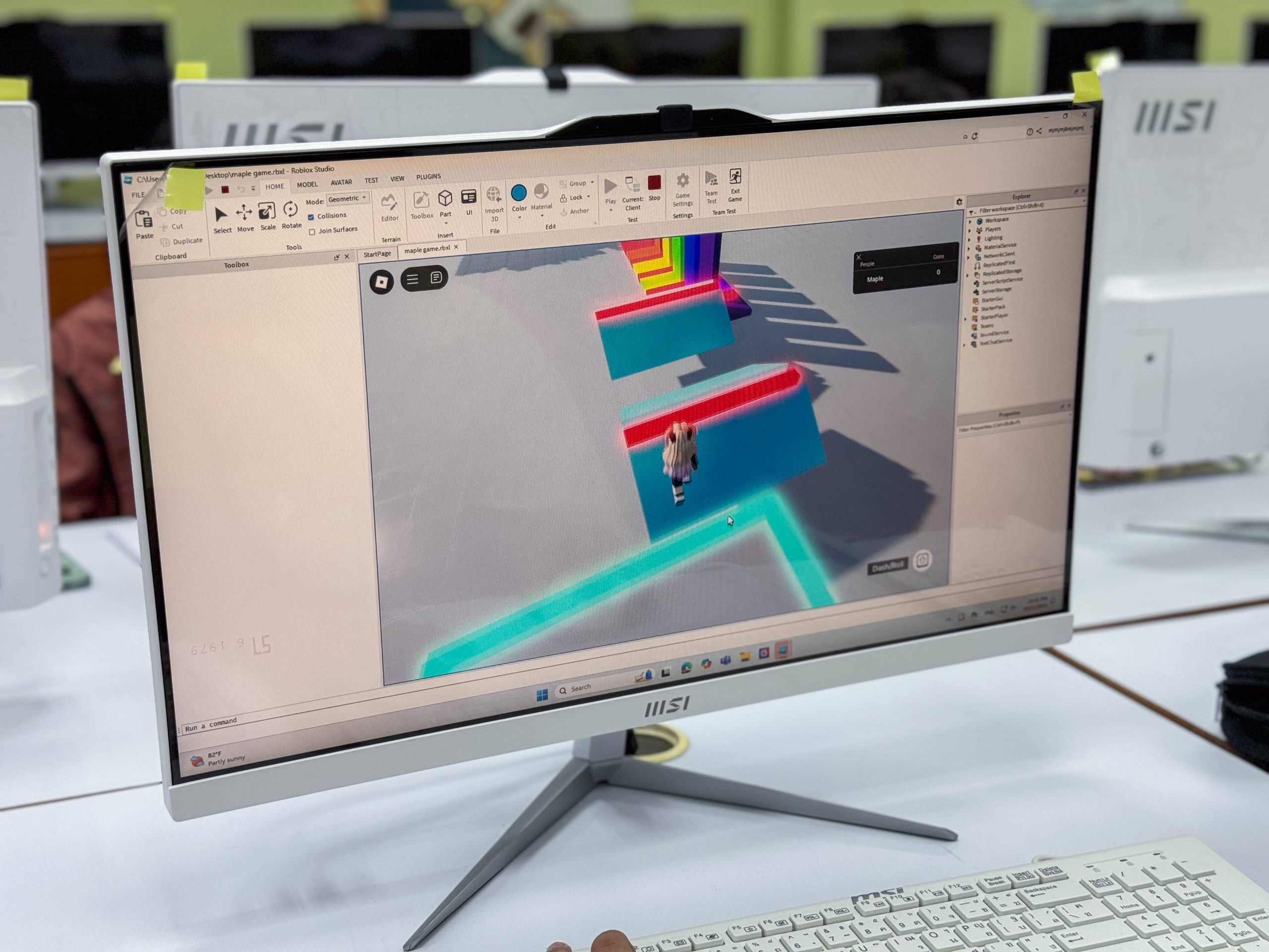 ค่าย Coding with Game Design vi Roblox Studio - St. Francis Xavier Convent