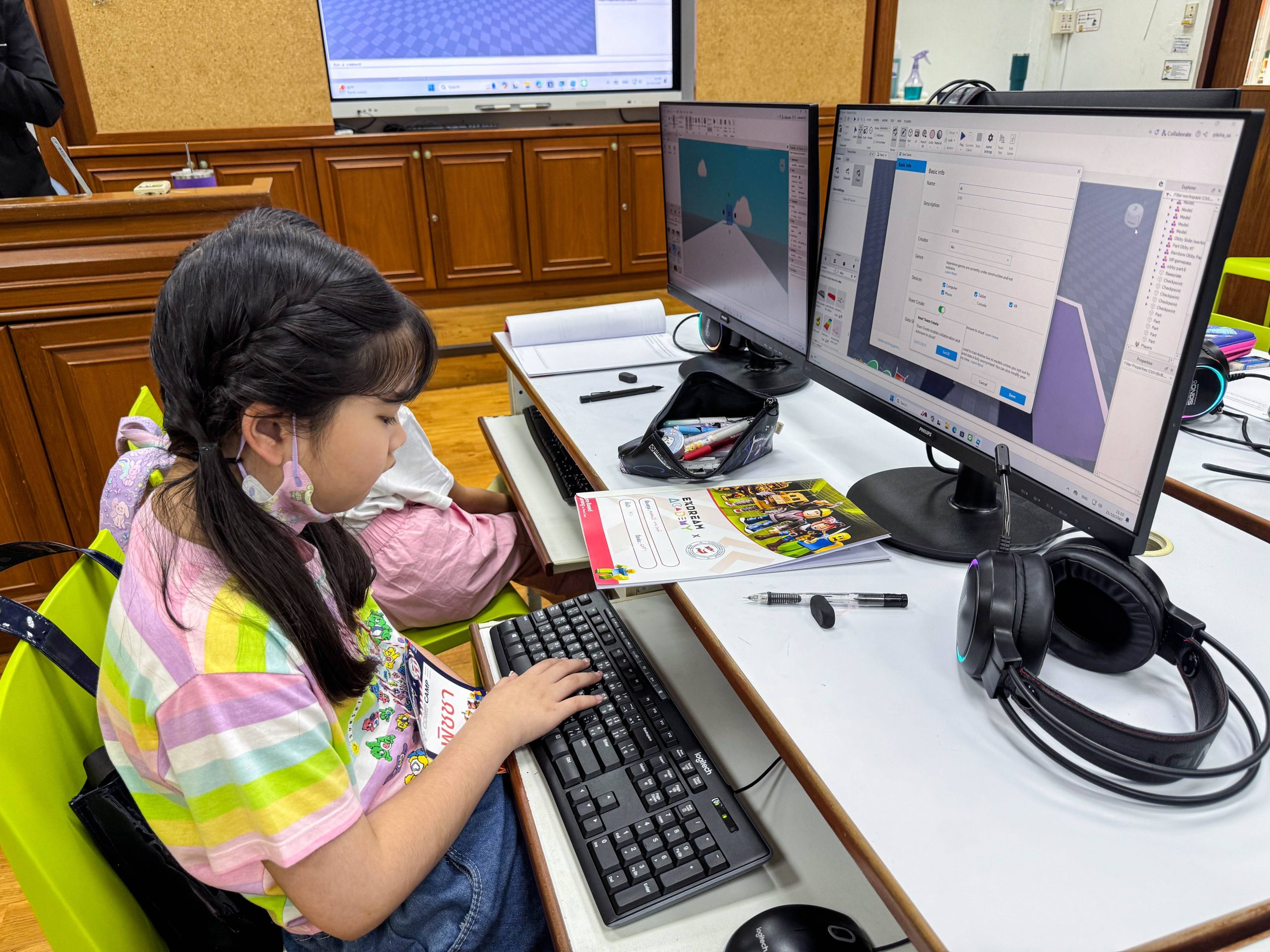 ค่าย Coding with Game Design vi Roblox Studio - St. Francis Xavier Convent