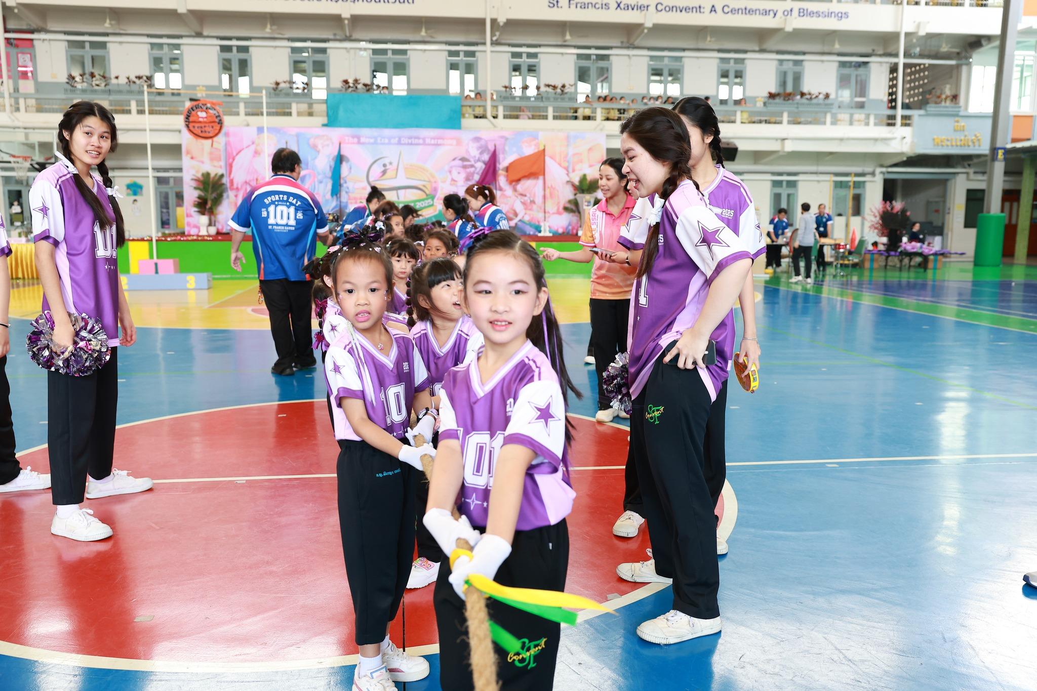 บรรยากาศกีฬาสีอนุบาล 2568 - St. Francis Xavier Convent